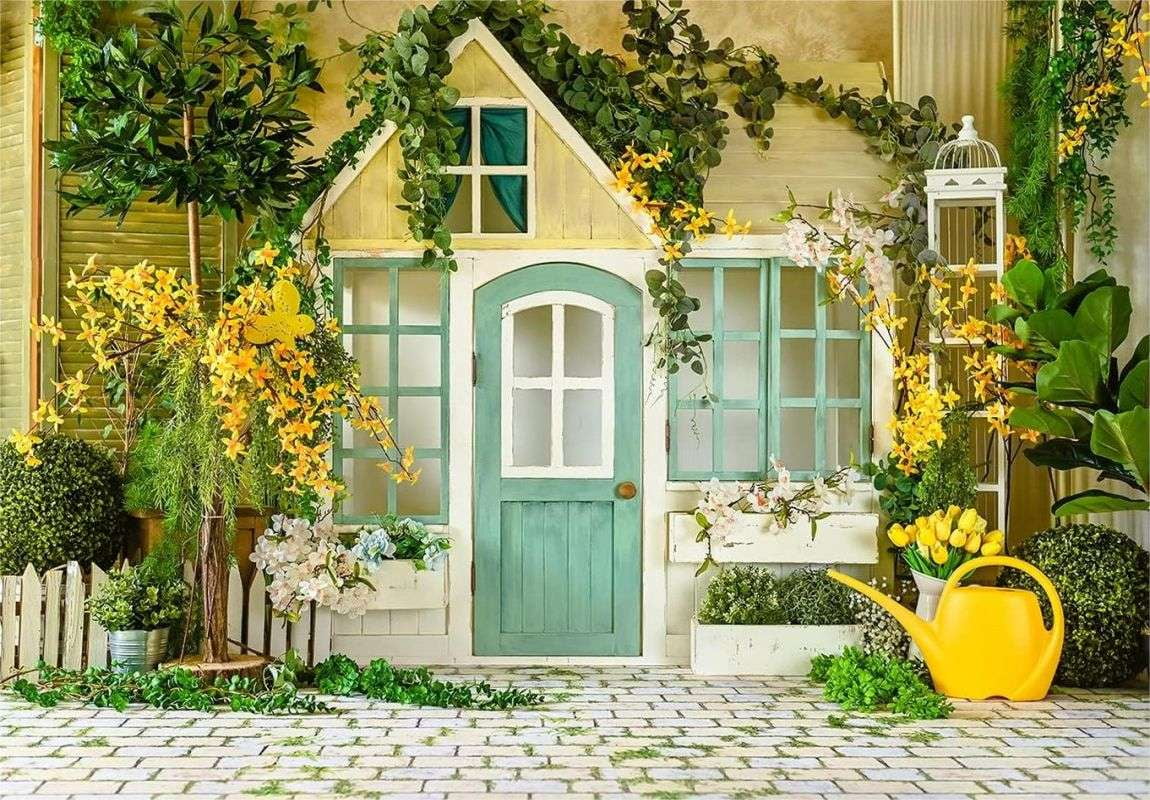 Spring Floral Backdrop Vintage Wood Red Rose Interior Home Background ...