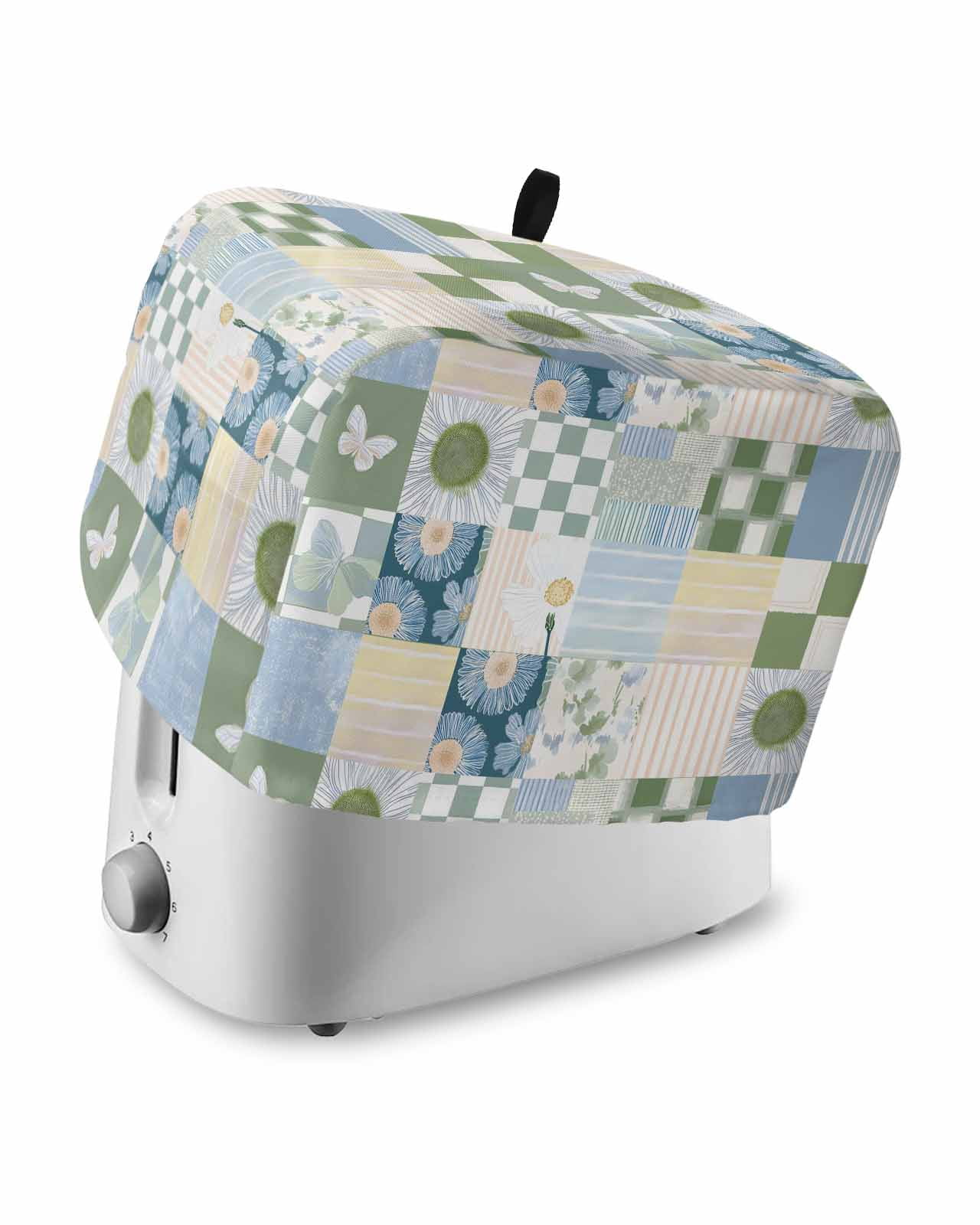 Spring Floral Checkered Toaster Cover 2 Slice, Small Kitchen Appliance ...