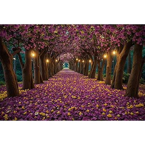 Spring Floral Flowers Blossom Photography Backdrops White Pink Sakura ...
