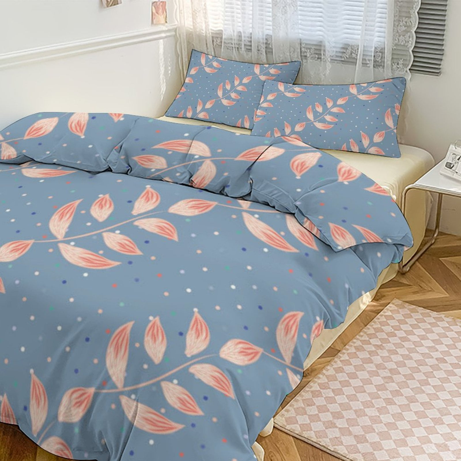 Spring Floral Patterns 3D Duvet Cover Set Quilt Cover Theme of Kid Boy ...