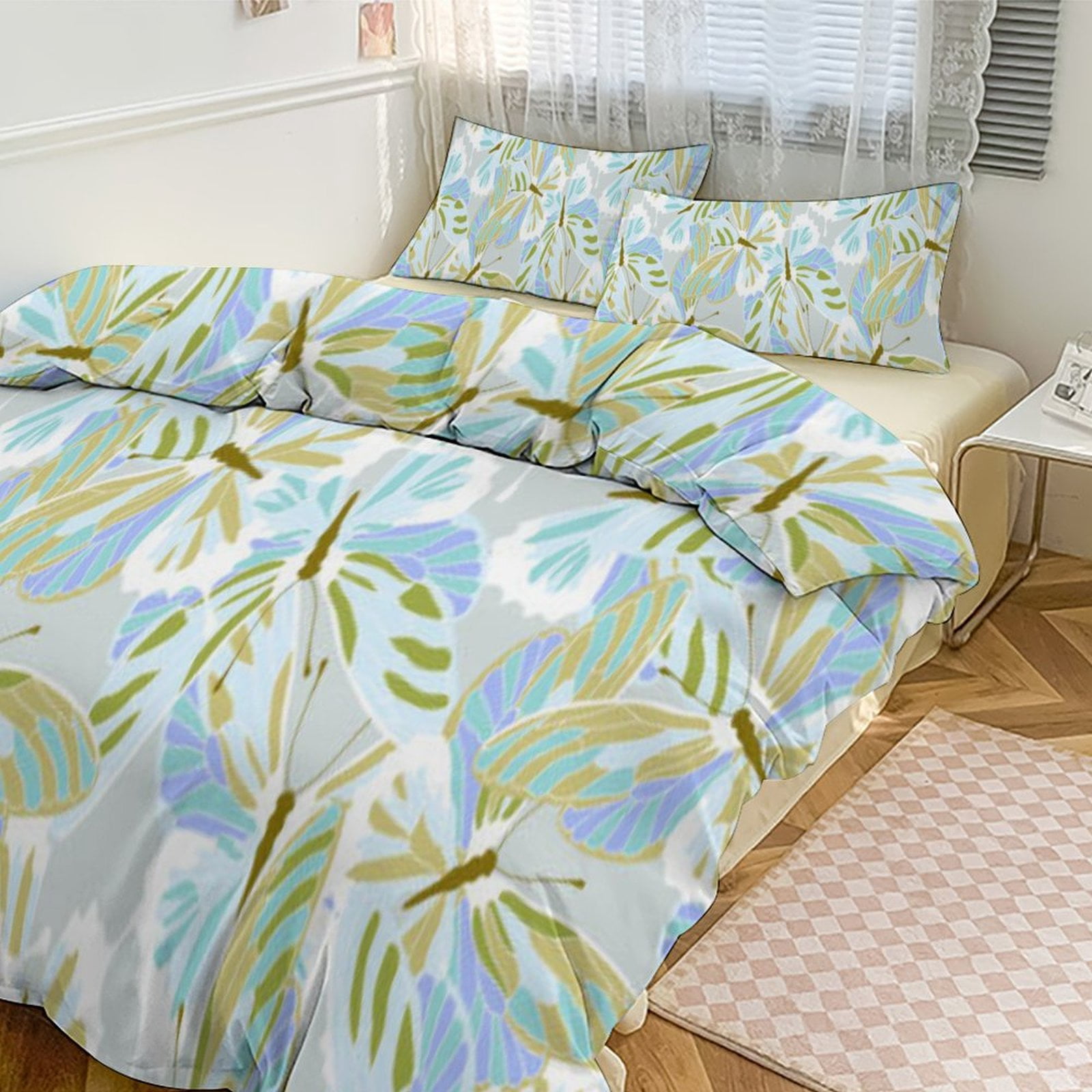 Spring Floral Patterns 3D Duvet Cover Set Quilt Cover Theme of Kid Boy ...