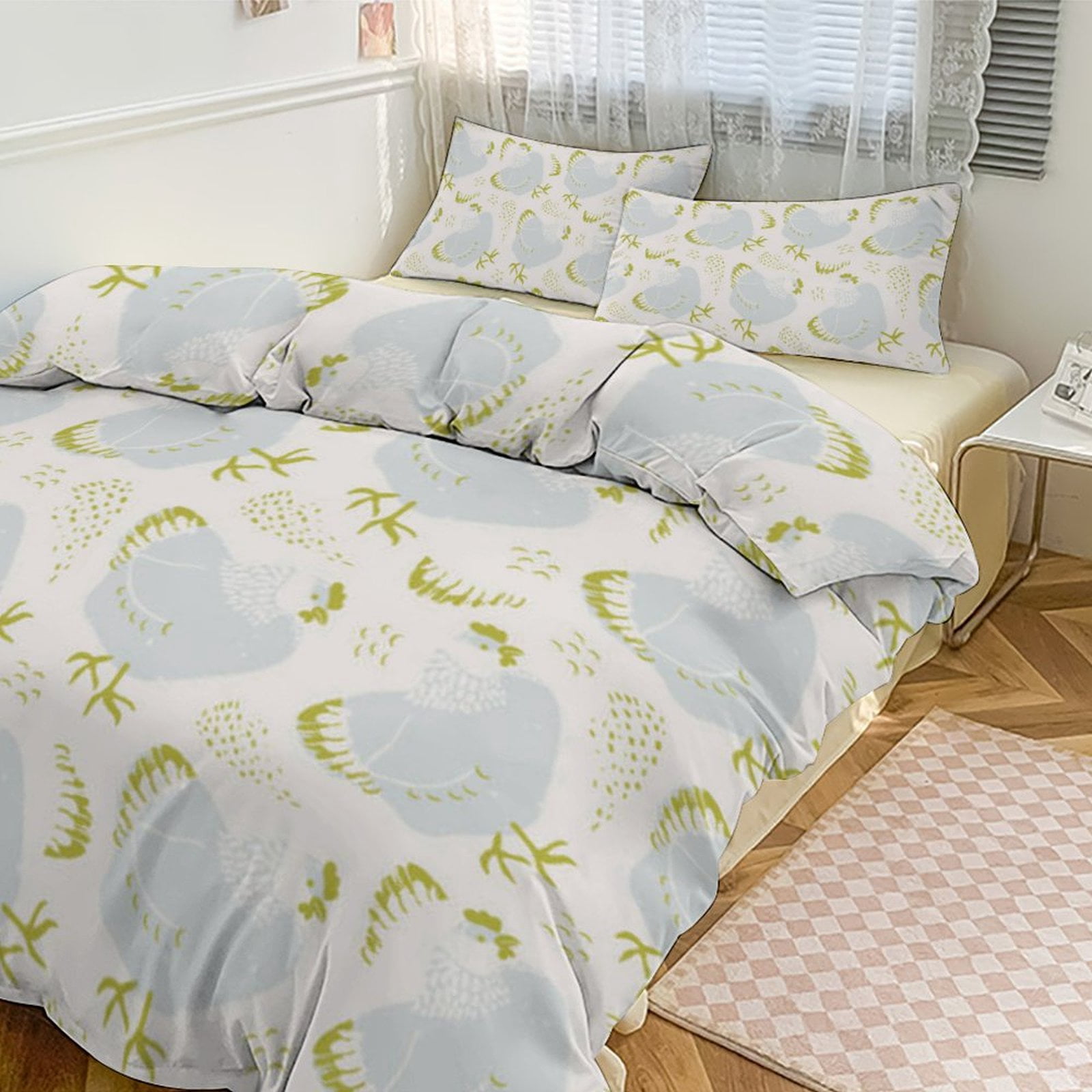 Spring Floral Patterns 3D Duvet Cover Set Quilt Cover Theme of Kid Boy ...