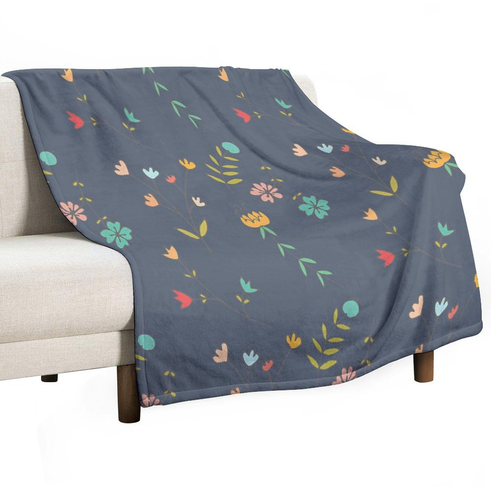 Spring Floral Patterns Blankets Bedroom Living Room Sofa Throw Blankets ...