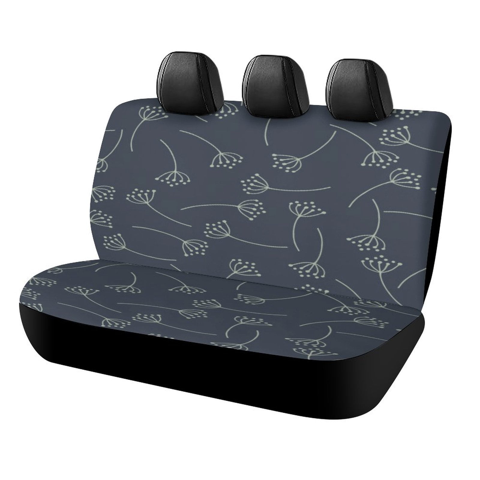 Spring Floral Patterns Car Rear Seat Cover, Suitable for Automobiles ...