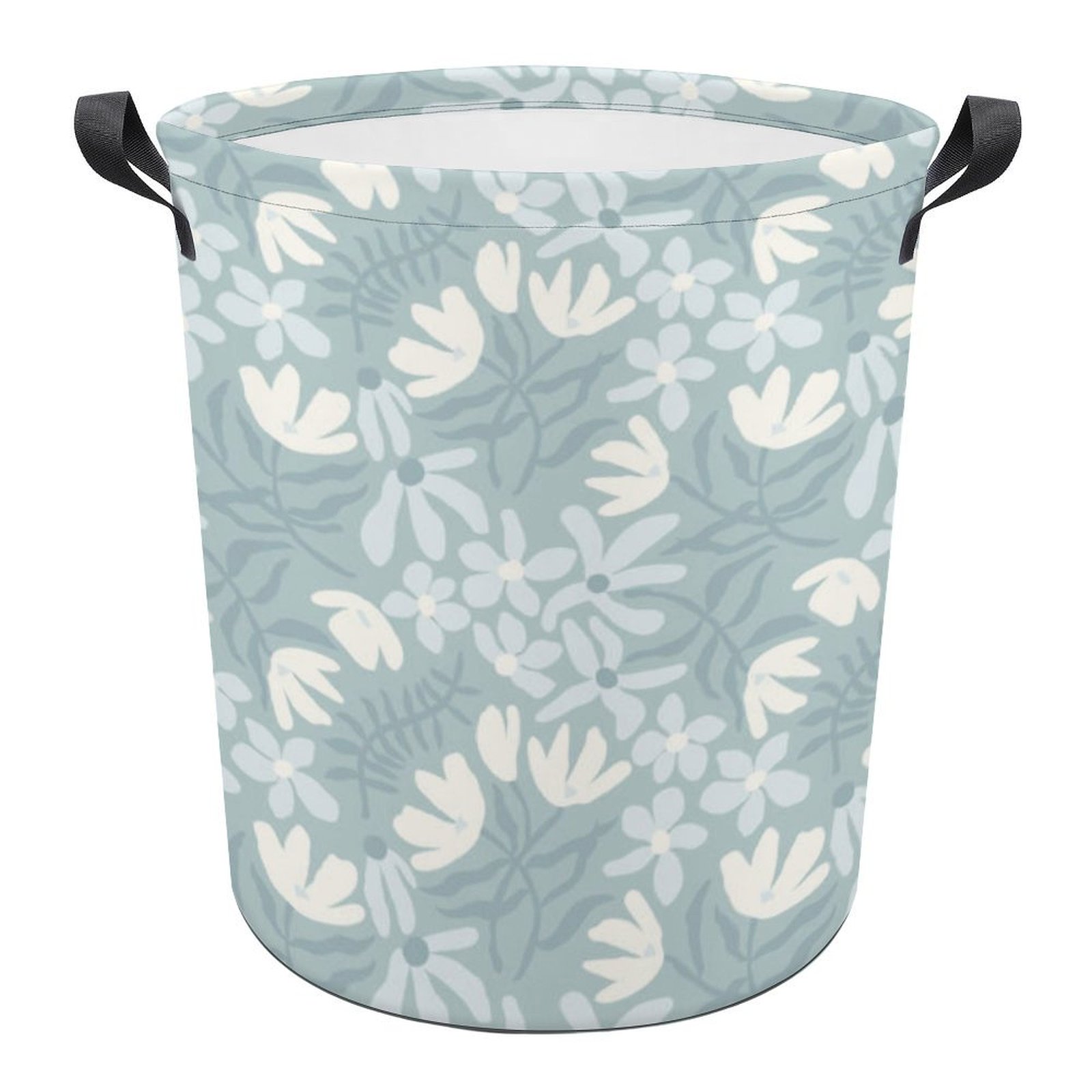 Spring Floral Patterns Laundry Basket Storage Basket Controller Clothes ...