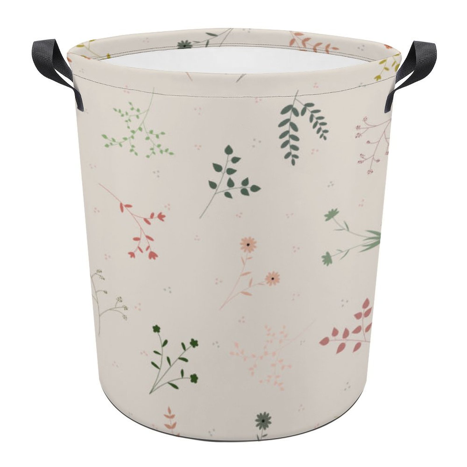 Spring Floral Patterns Laundry Basket Storage Basket Controller Clothes ...