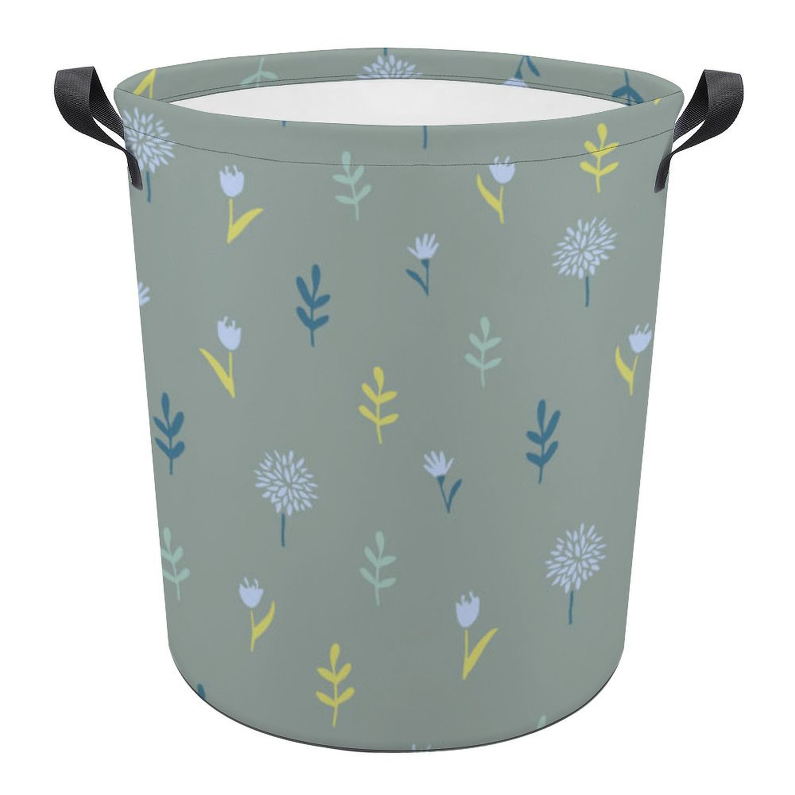 Spring Floral Patterns Print Foldable Laundry Basket for Clothes ...