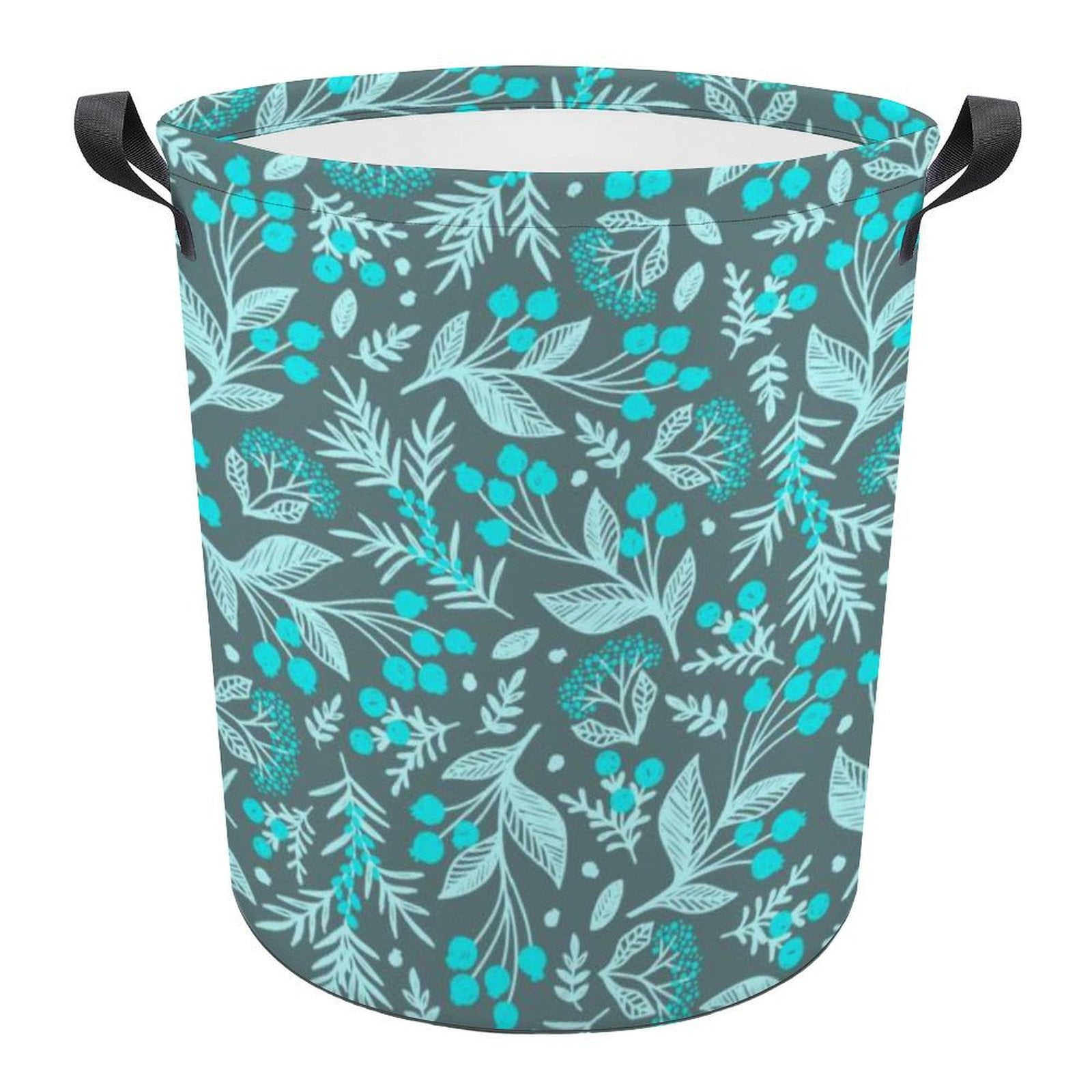 Spring Floral Patterns Print Foldable Laundry Basket for Clothes ...