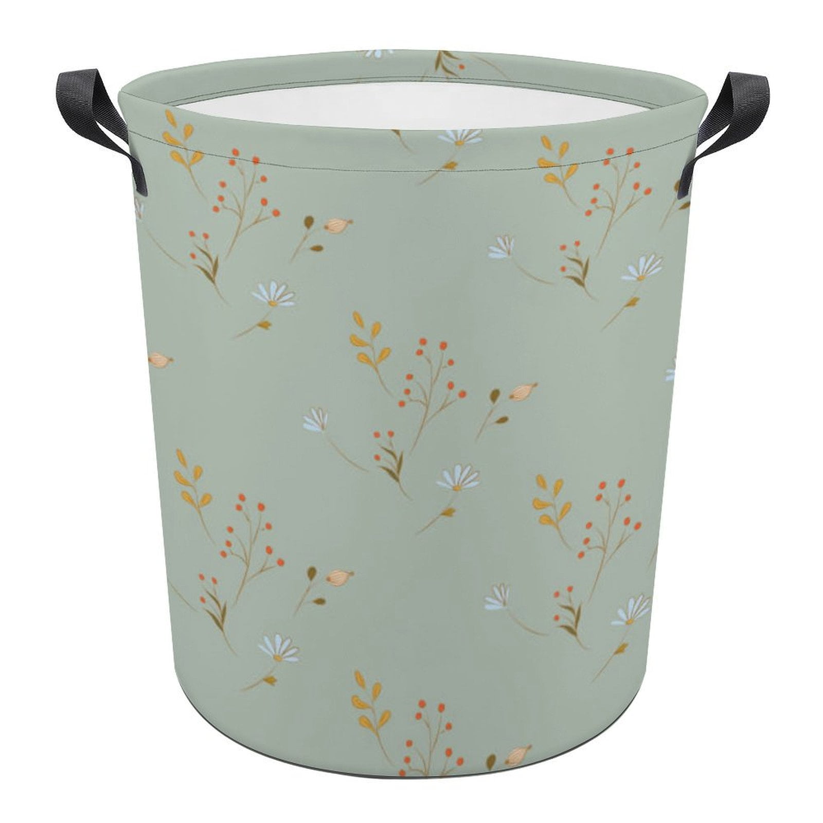 Spring Floral Patterns Print Foldable Laundry Basket for Clothes ...