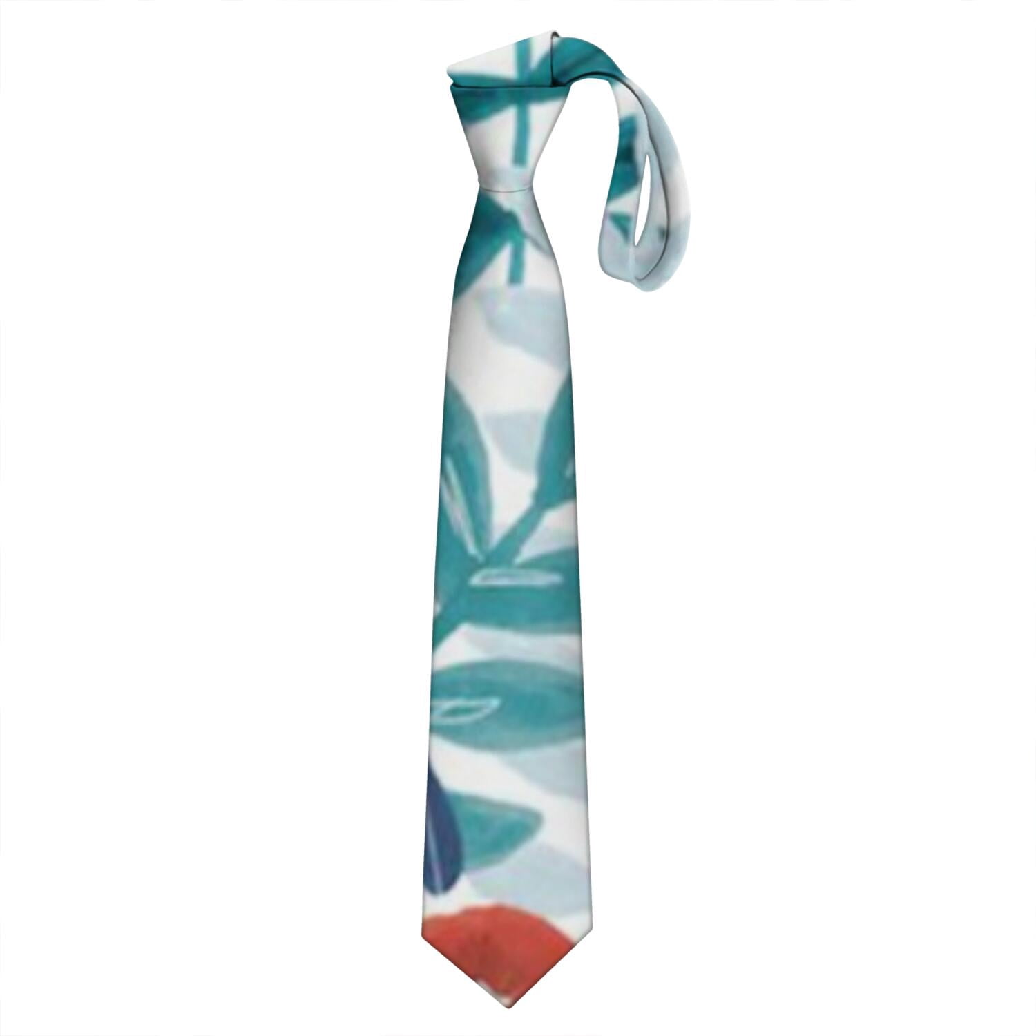 Spring Floral Tie for Men - Nature-Inspired Watercolor Design Formal ...
