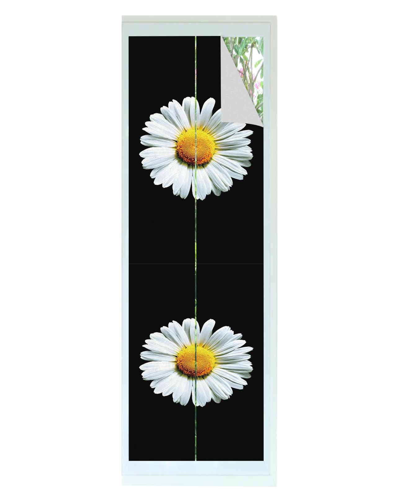 Spring Floral Window Privacy Film Stained Glass Window Film Decorative ...