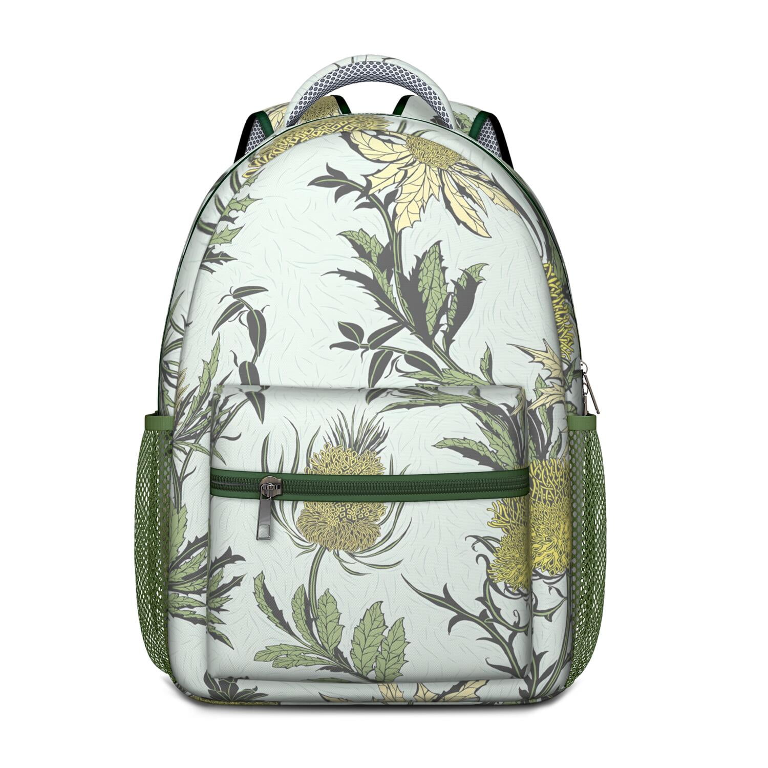 Spring Floral and Hummingbird Backpack - Stylish Backpack with Spinal ...