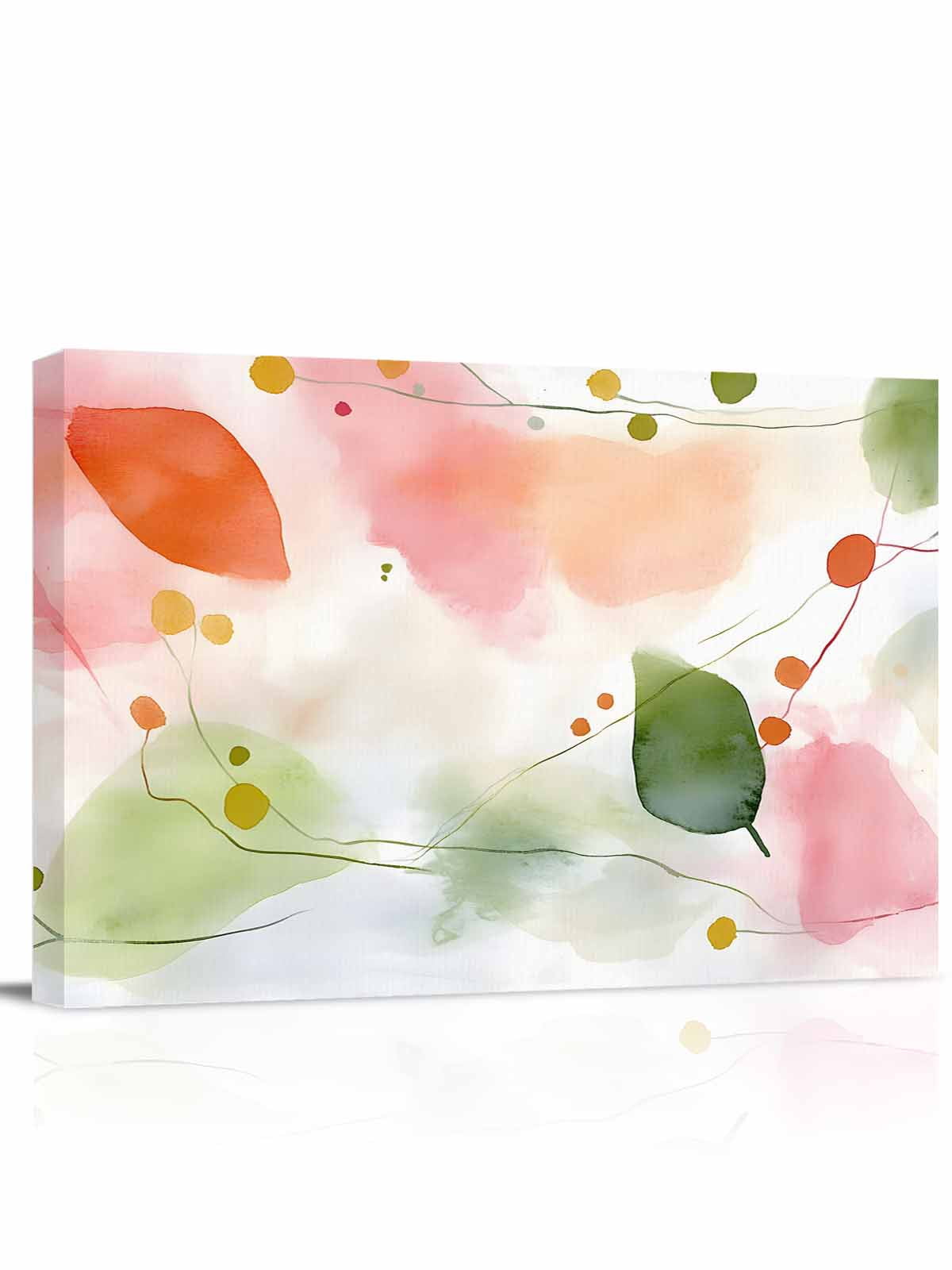Spring Flower Canvas Print Wall Art Oil Painting Framed Canvas Art Wall ...