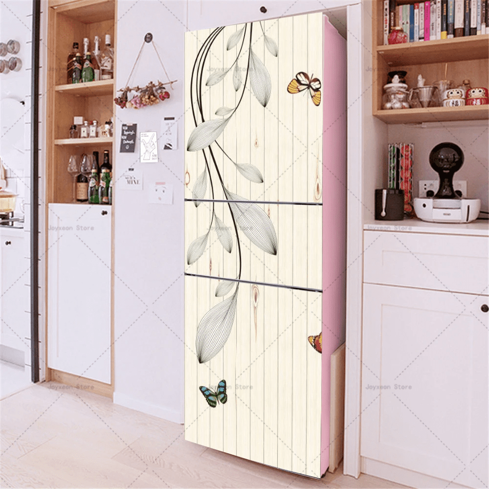 Spring Flower Complete Set of Refrigerator Stickers Home Wall ration ...