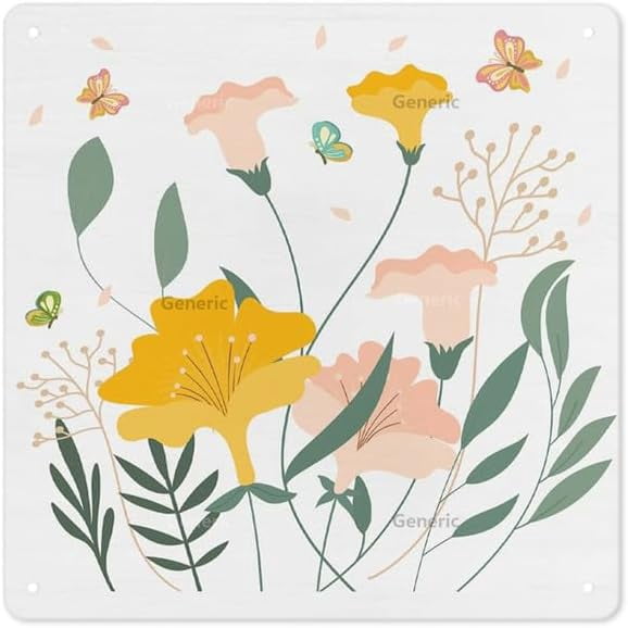 Spring Flower Decor Rustic Farmhouse Floral Decorations Sign Home ...