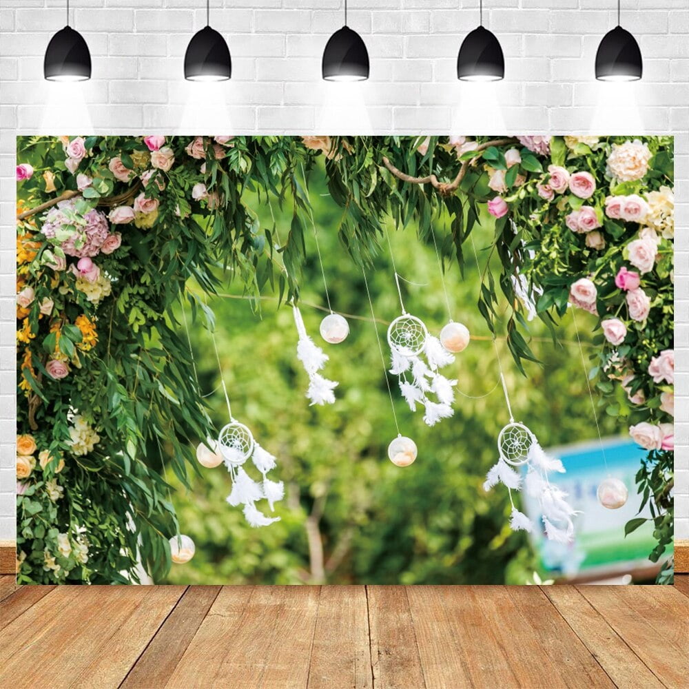 Spring Flower Floral Garden Park Wedding Backdrop Photography ...