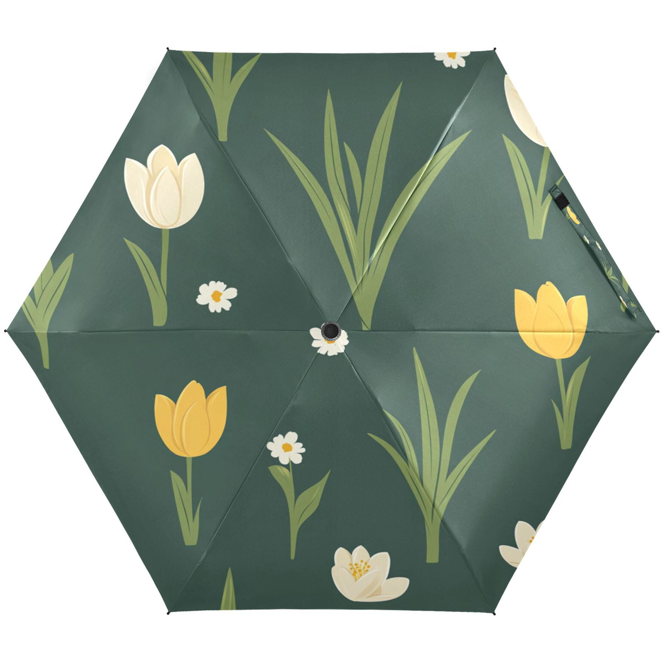 Spring Flower Garden Umbrellas for Sun Auto Open Close UV50+ Waterproof ...