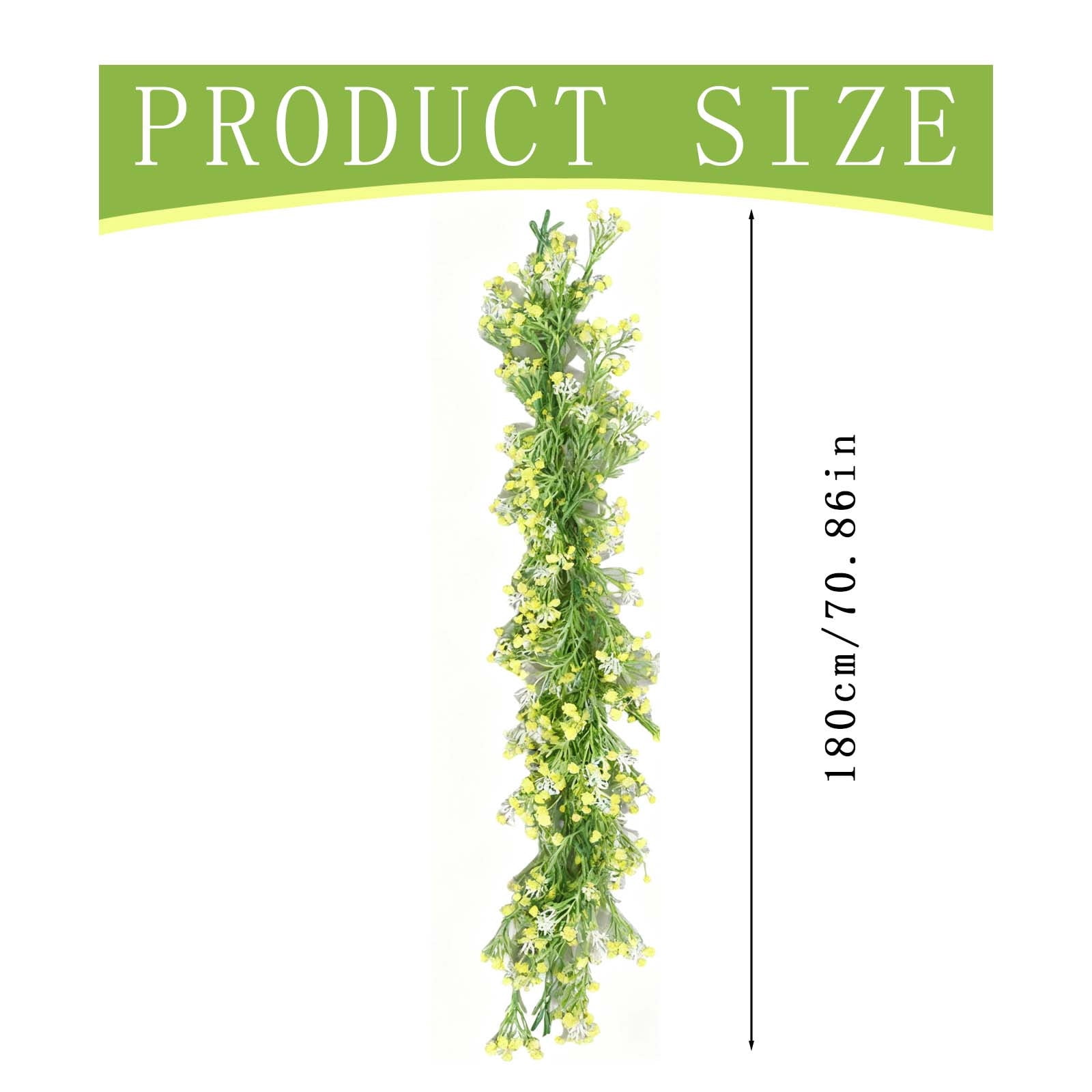 Spring Flower Garland 6Ft Not Withering Garland Wildflower Garland ...