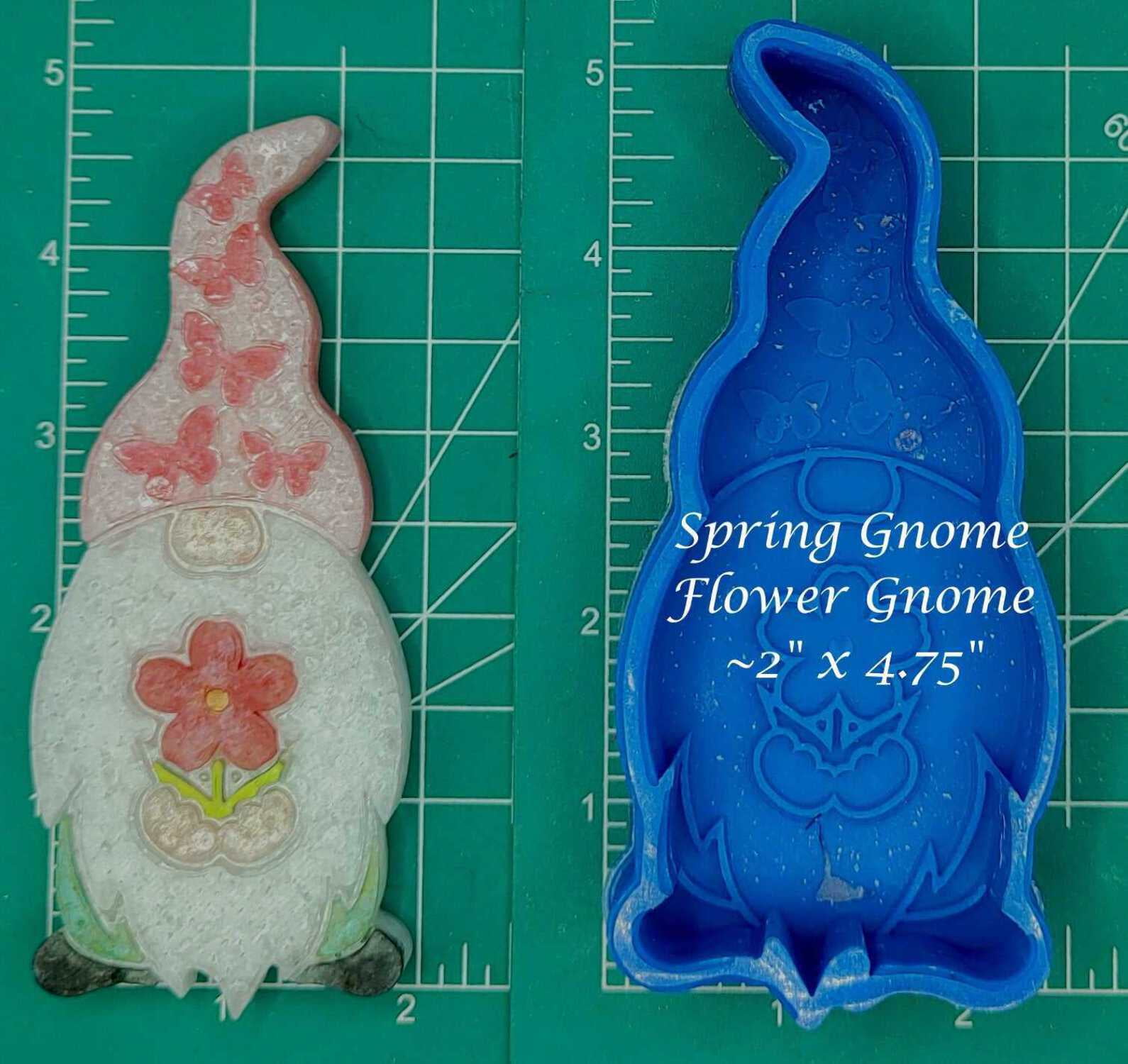 Spring Flower Gnome Silicone Freshie Mold - Walmart.com