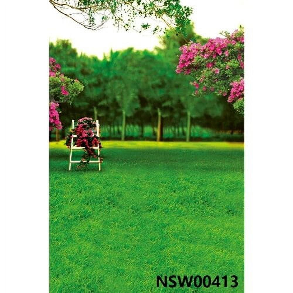 Spring Flower Green Park Forest Nature Scenery Baby Birthday Backdrop ...