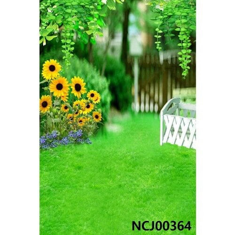 Spring Flower Green Park Forest Nature Scenery Baby Birthday Backdrop ...