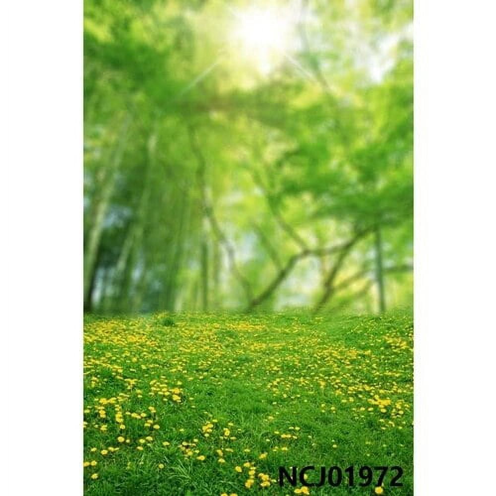 Spring Flower Green Park Forest Nature Scenery Baby Birthday Backdrop ...