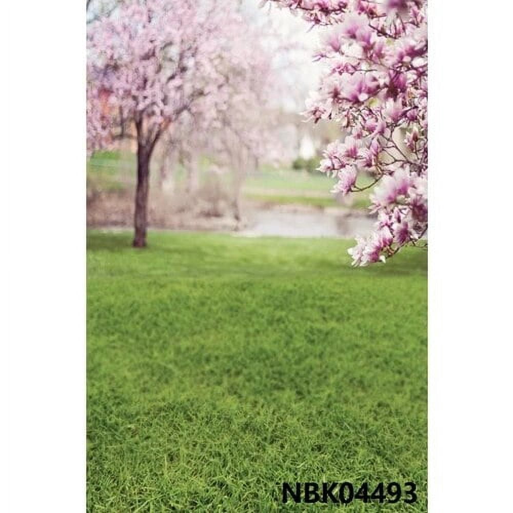 Spring Flower Green Park Forest Nature Scenery Baby Birthday Backdrop ...