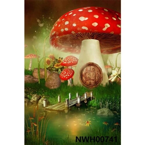 Spring Flower Green Park Forest Nature Scenery Baby Birthday Backdrop ...