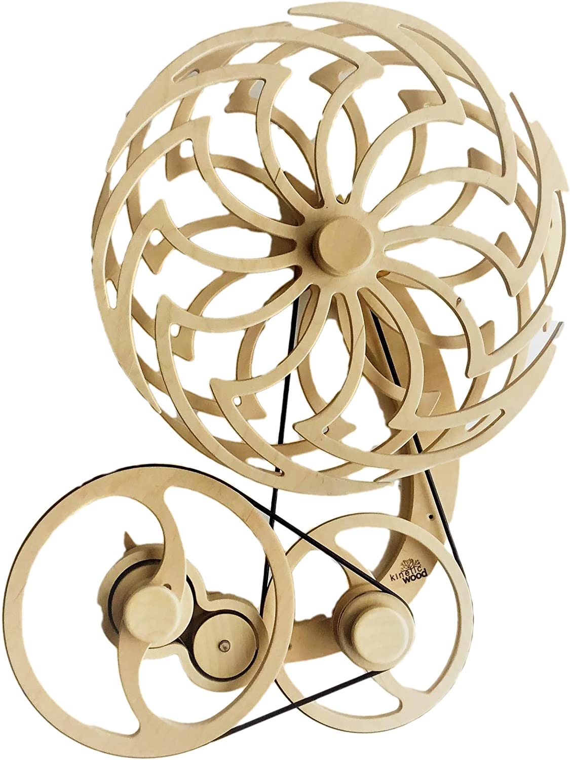 Spring Flower Kinetic Wood Sculpture - Walmart.com