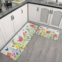 Better Homes & Gardens 2' x 3' Multicolor Floral Burst Comfort Kitchen ...
