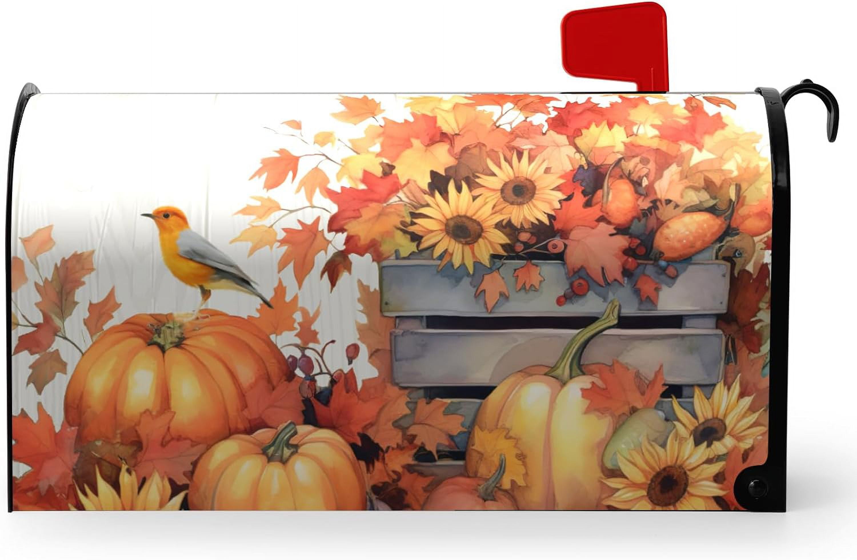 Spring Flower Mailbox Covers Magnetic Standard Size Bluebirds Daffodil ...