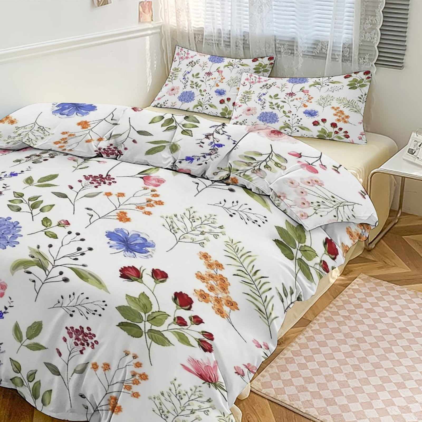 Spring Flower Pattern 3D Duvet Cover Set Quilt Cover Theme of Kid Boy ...