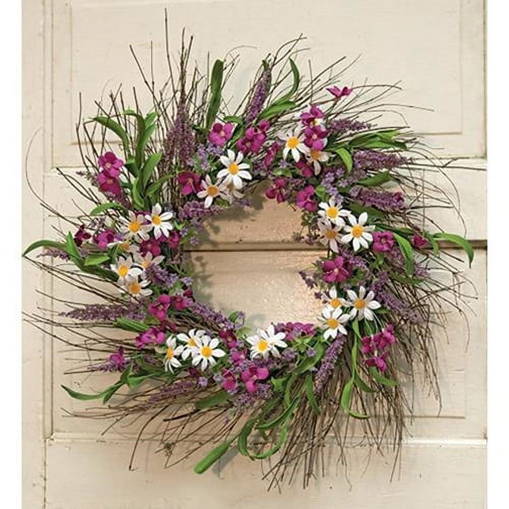 Spring Flower & Phlox Wreath 24" - Walmart.com