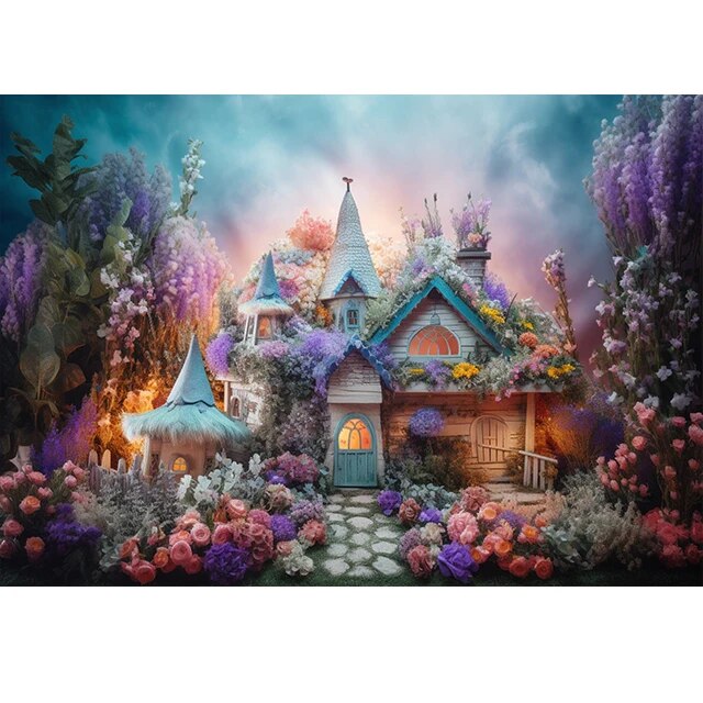 Spring Flower Photography Backdrop Spring Scenery Baby Shower Birthday ...