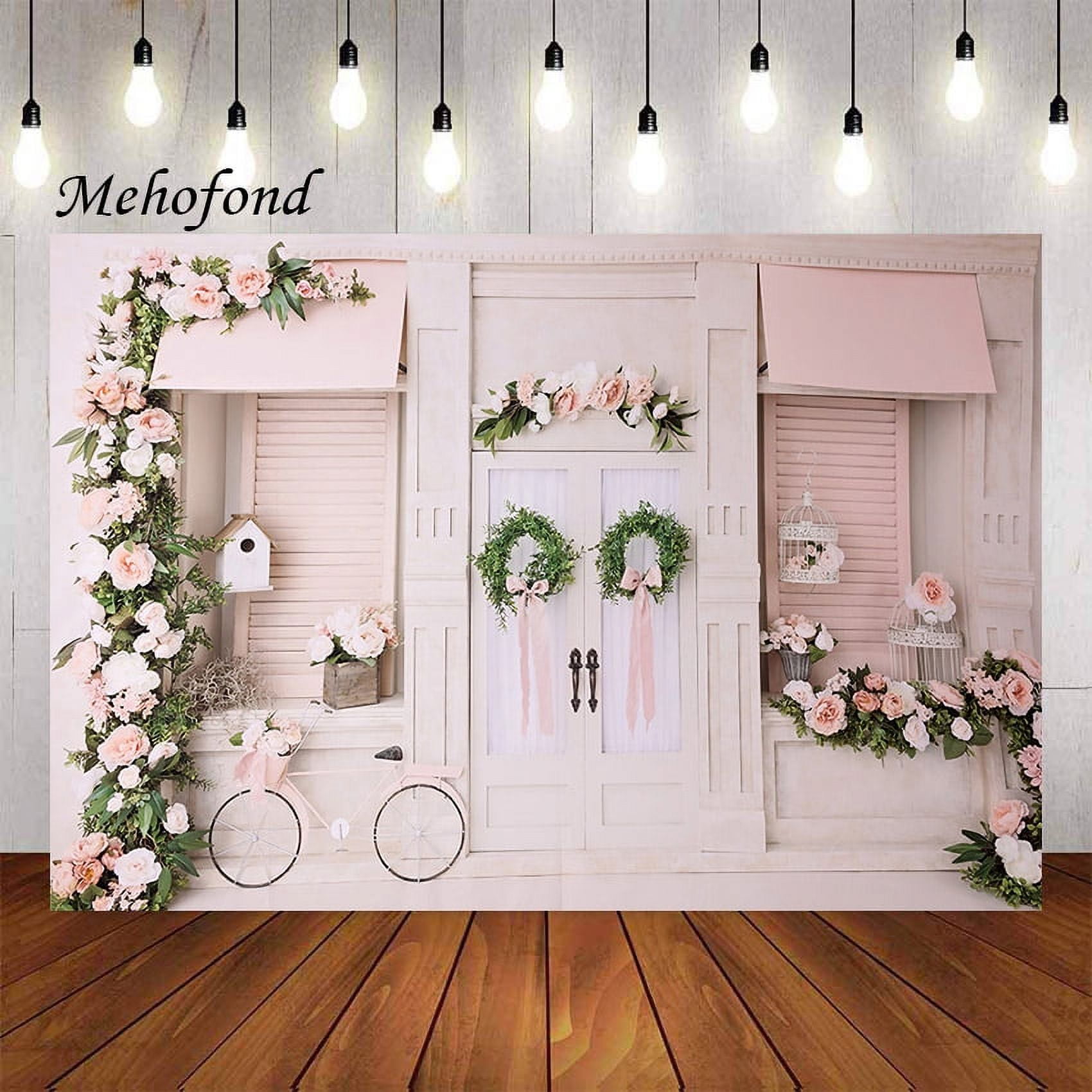 Spring Flower Shop Baby Girl Birthday Party Cake Smash Portrait ration ...