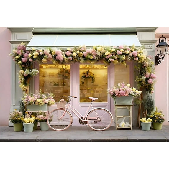 Spring Flower Shop Boho Flowers Kids Birthday Party Family Portrait r ...