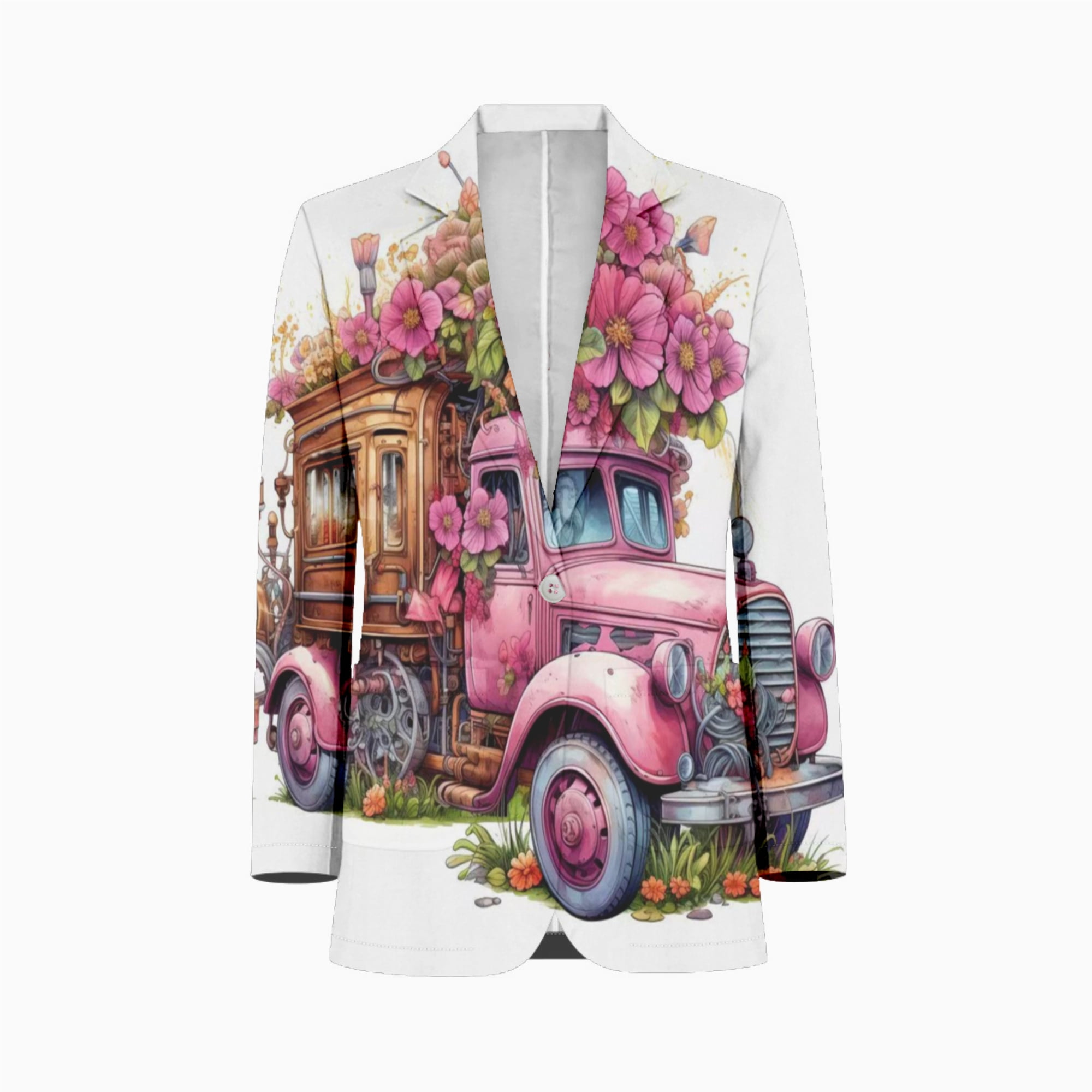 Spring Flower Truck Can (2) Mens Suits Shawl Collar Slim Fit Suit Mens ...