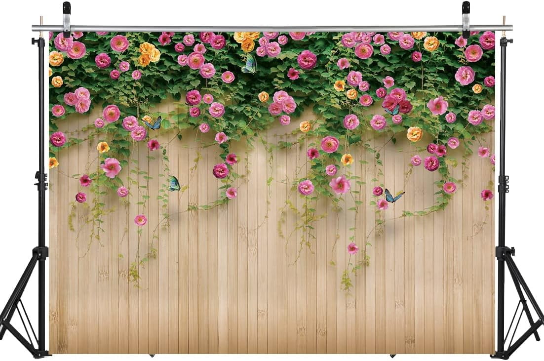 Spring Flower Wall Backdrop Mother's Day Background Floral Backdrops ...