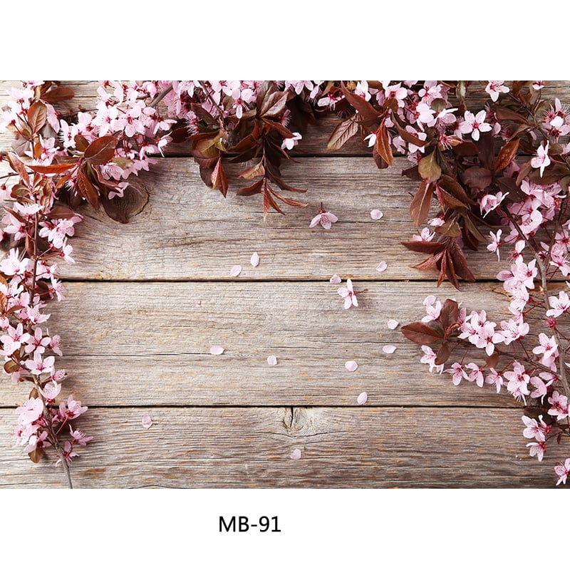 Spring Flower Wood Board Photography Backdrops Photo Studio Props ...