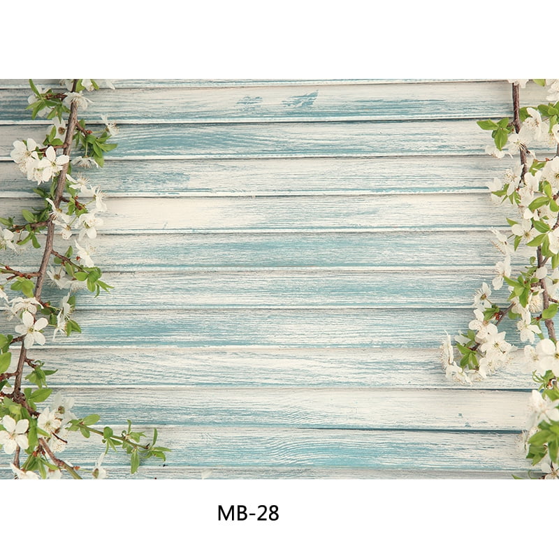 Spring Flower Wood Board Photography Backdrops Photo Studio Props ...