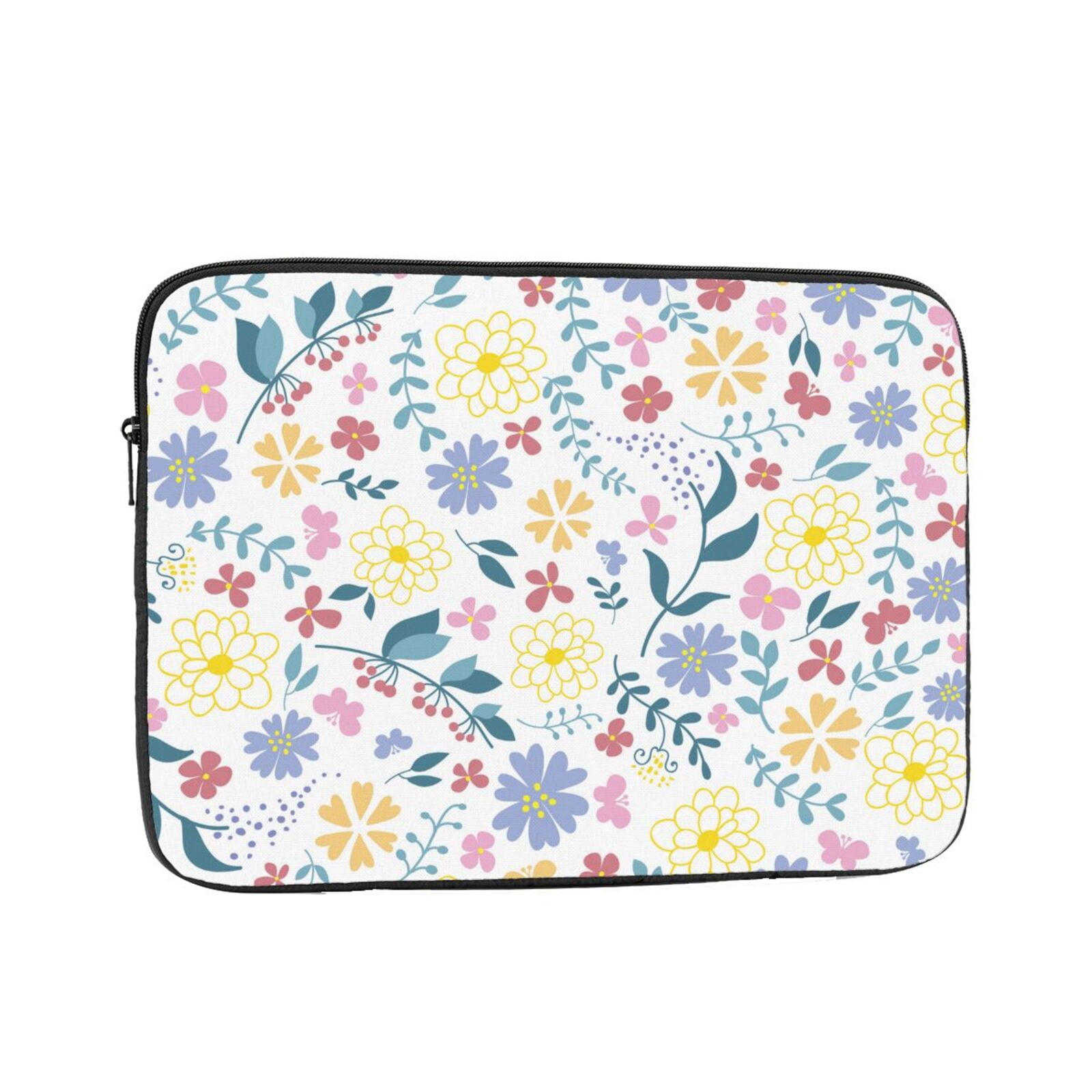 Spring Flowers 13 inch Portable Laptop Sleeve Compatible with MacBook ...