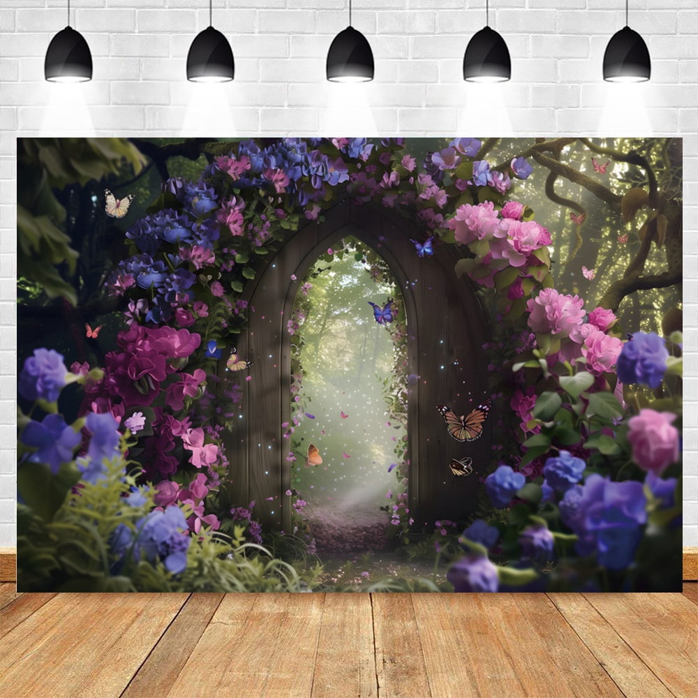 Spring Flowers Backdrop Photography Fairy Tale Fantasy Nature Scery ...