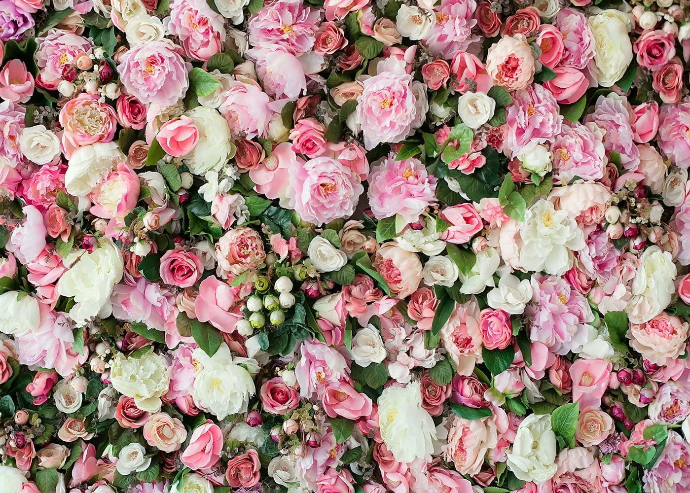 Spring Flowers Backdrops for Photography Pink Rose Floral Backdrop for ...
