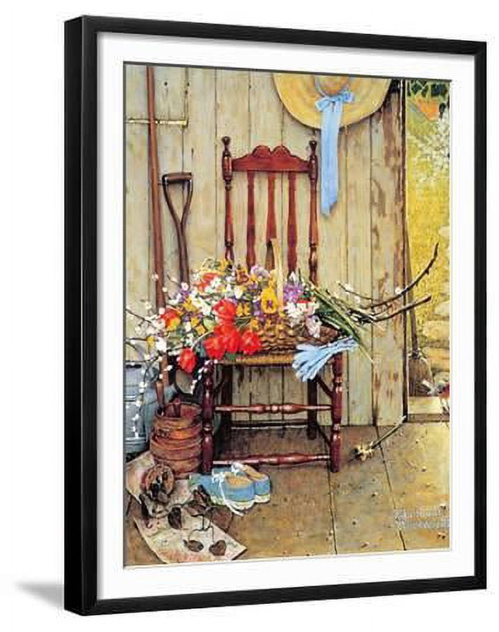 Spring Flowers, Botanical Seasons Framed Art Print Wall Art by Norman ...