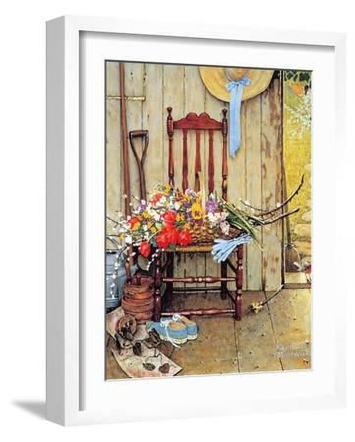 Spring Flowers, Botanical Seasons Framed Art Print Wall Art by Norman ...