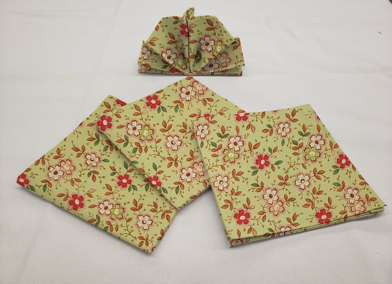 Spring Flowers Cloth Napkins by Penny's Needful Things (Set of 4 ...