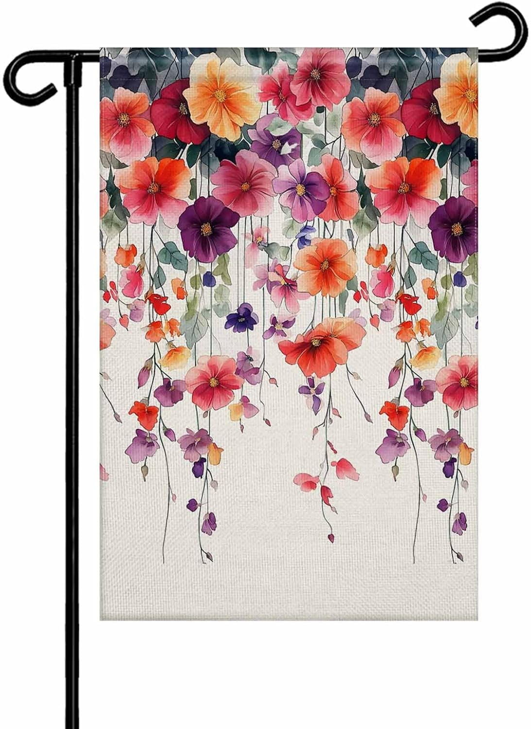 Spring Flowers Garden Flag 12x 18 Double Side, Weeping Blossom Vine ...