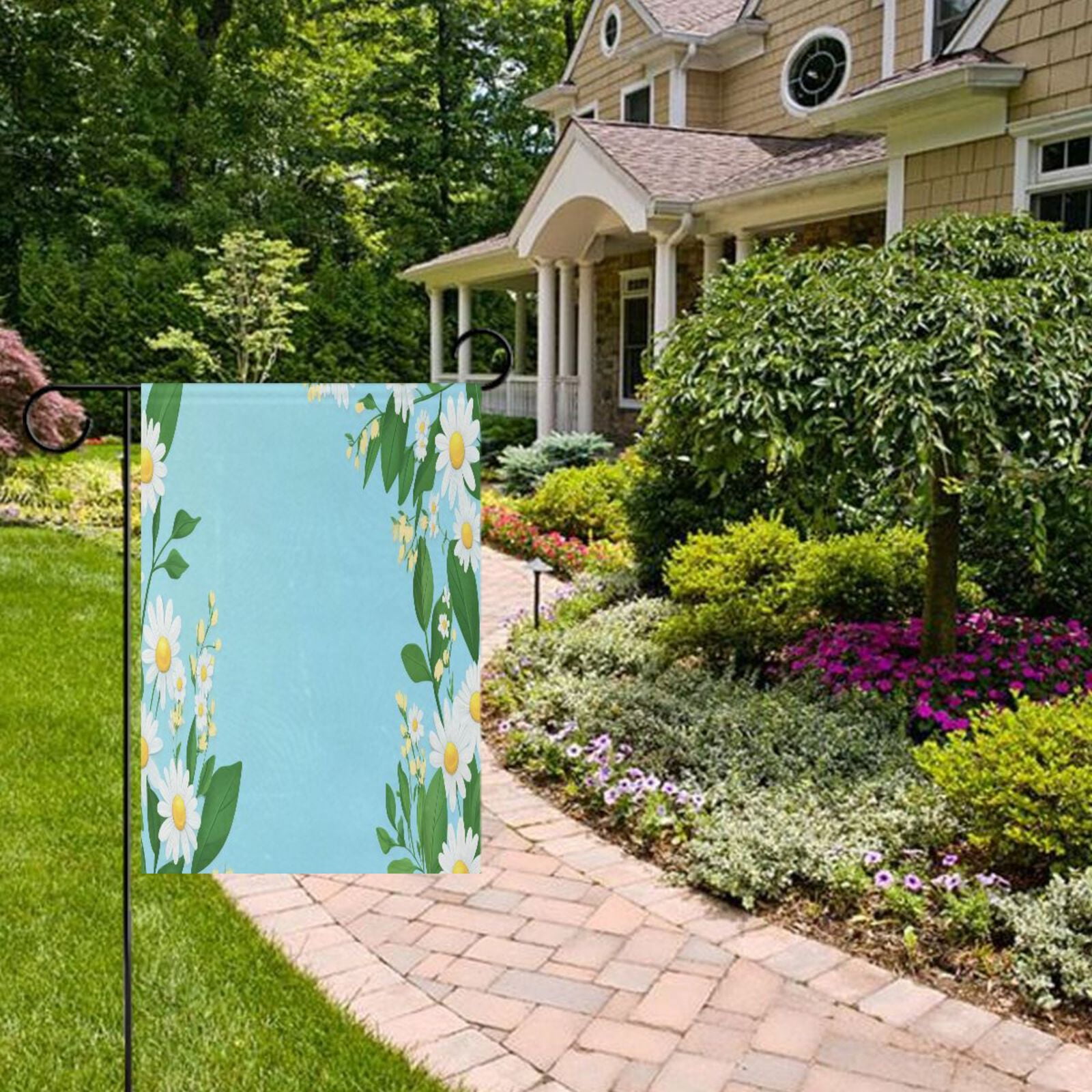 Spring Flowers Garden Flag Double Sided 12 x 18 Inch Outside Yard ...