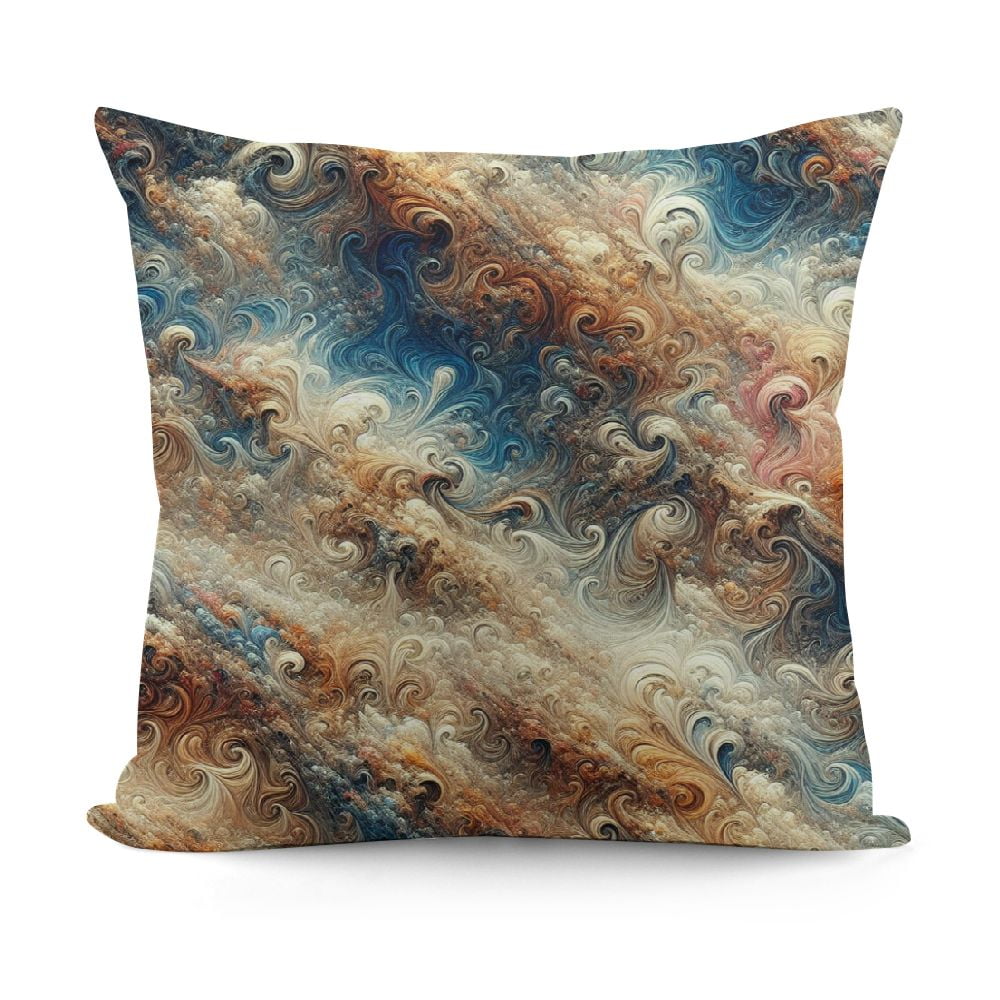 Spring Flowers Hummingbird Orange Throw Pillow Covers, Watercolor ...