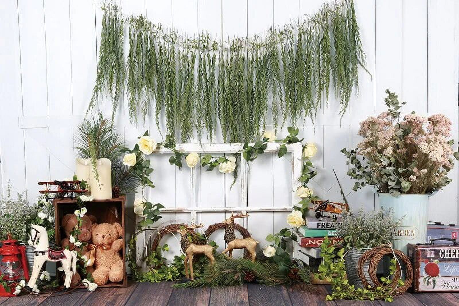 Spring Flowers Interior Decor Photographic Backgrounds Easter Scene ...